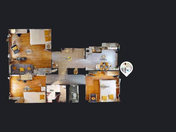 Maison 4 pièces de 64 m² à Villeurbanne | Colocation | 595€/mois