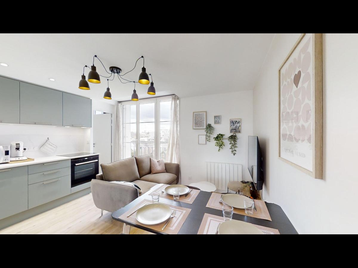 Appartement 4 pièces de 50 m² à Rennes | Colocation | 520€/mois
